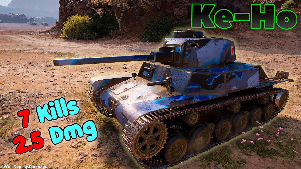 Type 5 Ke-Ho - 7 Frags 2.5K Damage, Master by player Tankmode_ON - YouTube