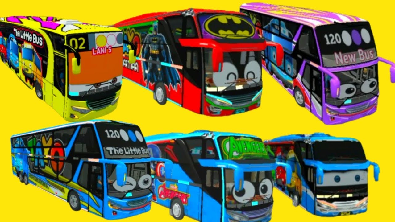 Wow asli keren ! ! Bus tayo banyak variasi warnanya Biru Merah Kuning ...