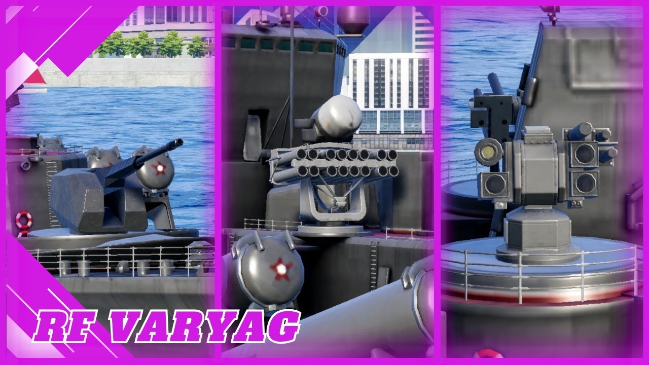 RF Varyag with X11 ALKA laser systems: Modern Warships Gameplay - YouTube
