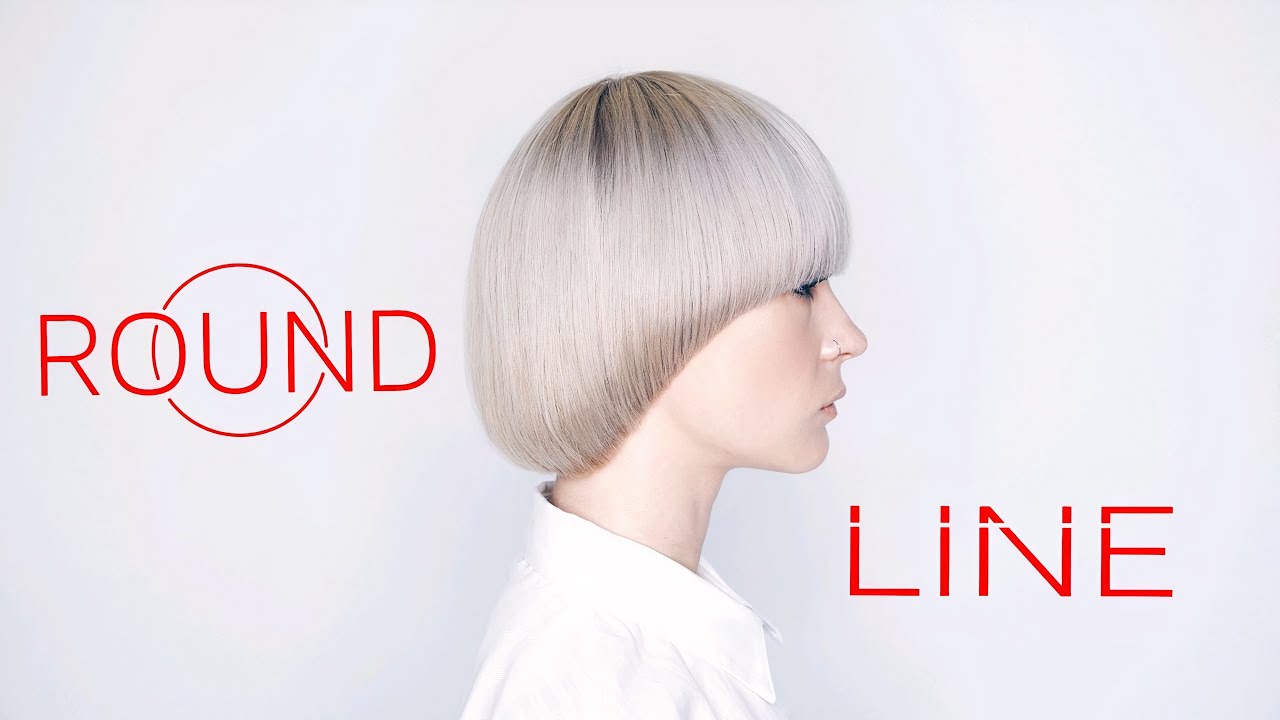 ROUND LINE HAIRCUT from BASIC COURSE FOR HAIRDRESSERS - NIKITOCHKIN ...