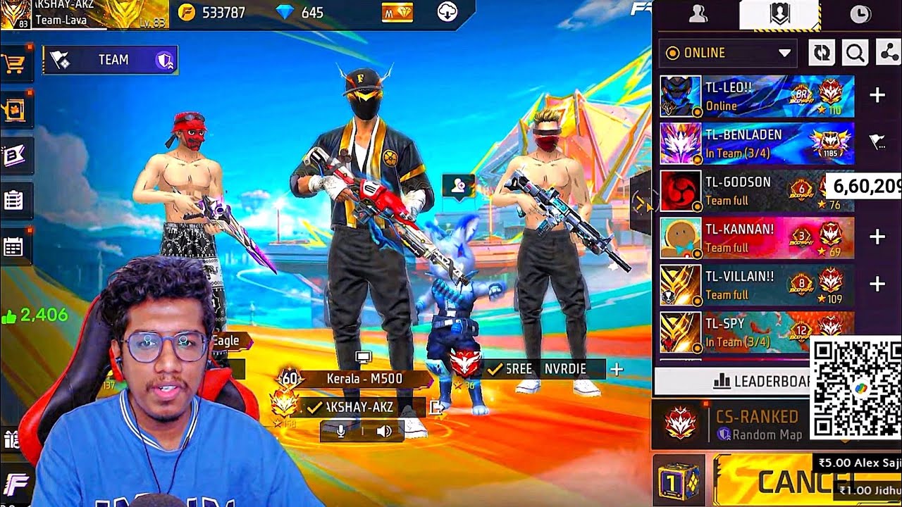 Finally Team-Lava guild test PASS AYI😌 1VS3@AkshayAkz @PSYCHOSREE ...