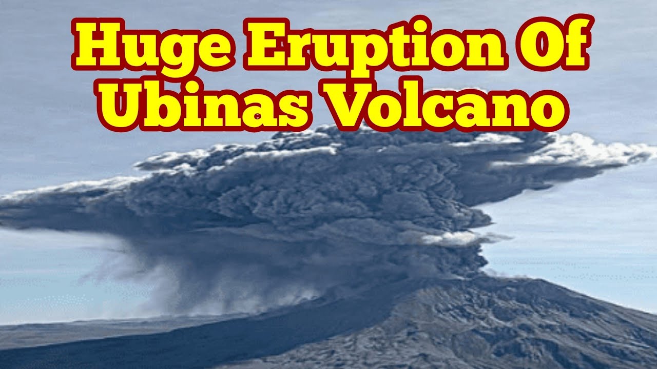 Huge Eruption Of Ubinas Volcano, Peru, Central Andes, South America ...