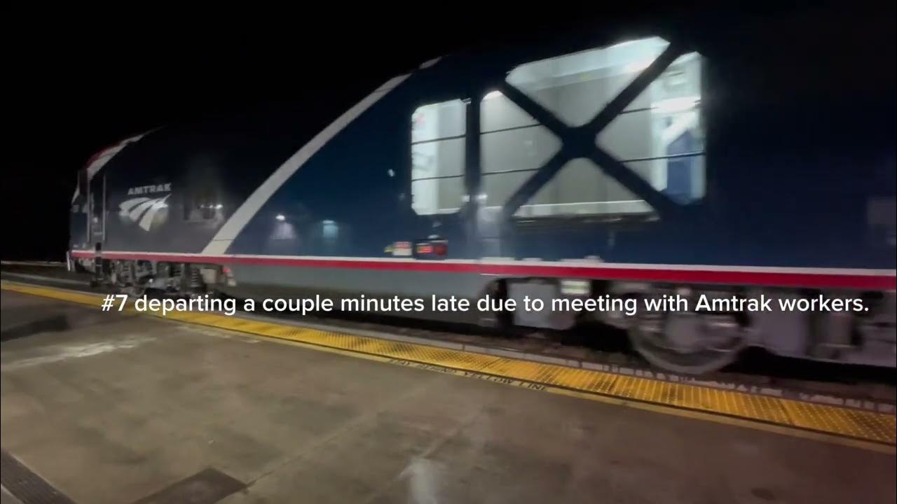 Amtrak Empire Builder #7 in Whitefish Montana. - YouTube