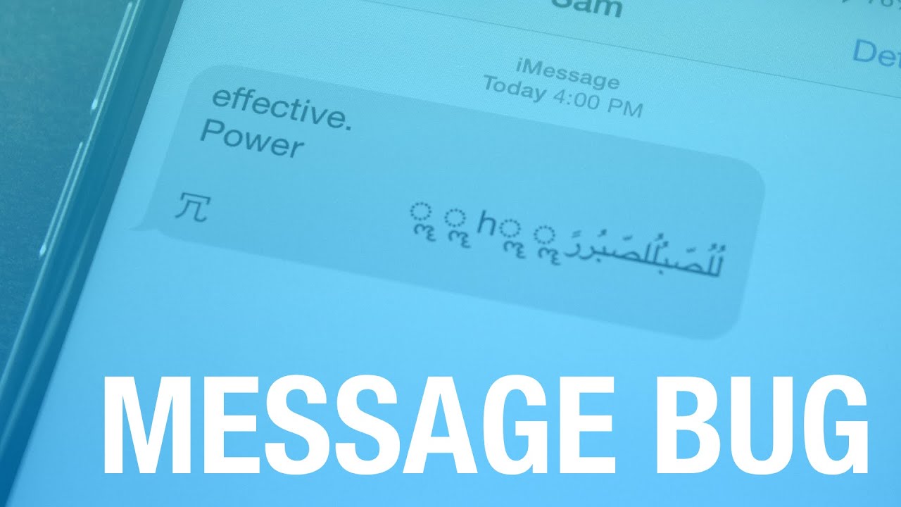 Messages "Effective Power" Bug - YouTube