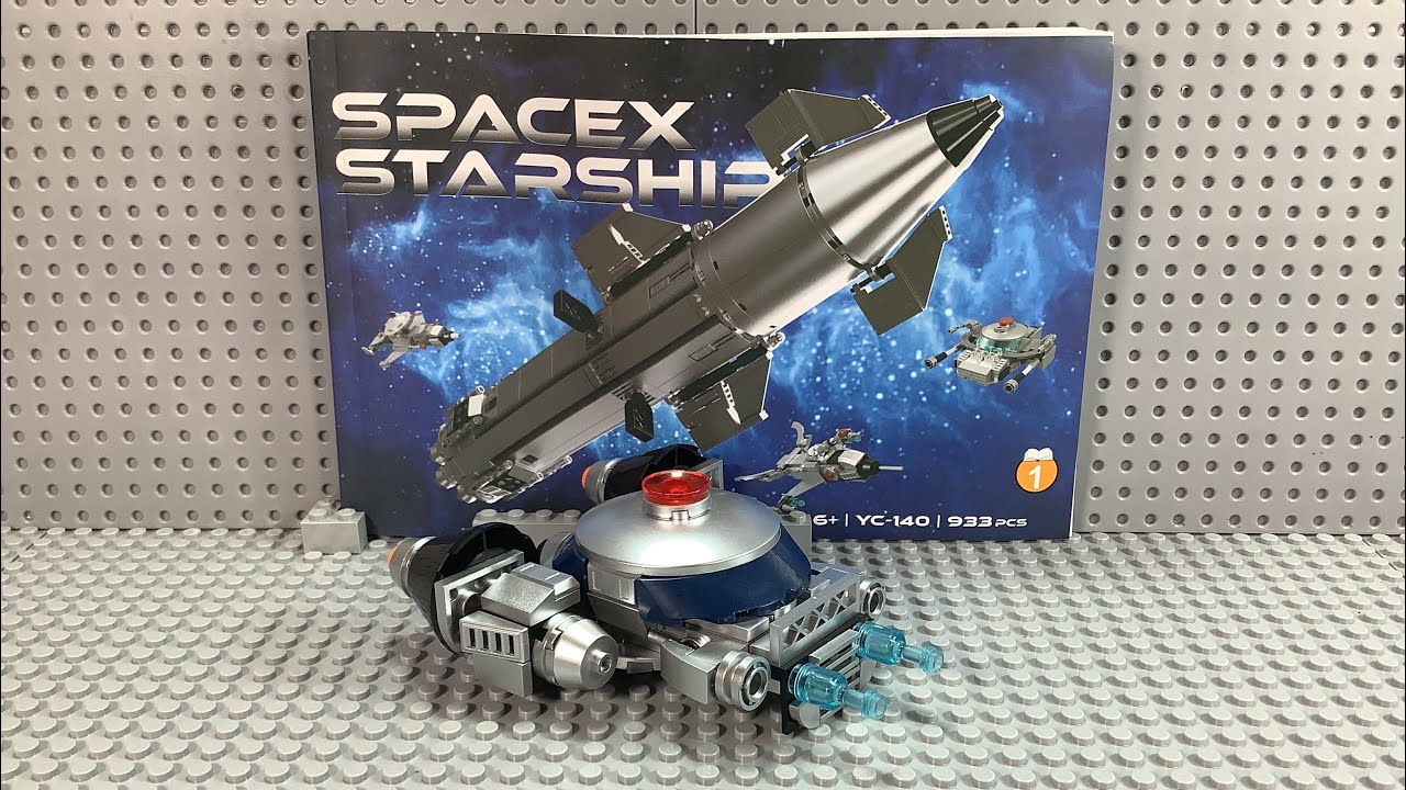 “Lego” Building Blocks SpaceX Star Fleet part 2 speedbuild - YouTube
