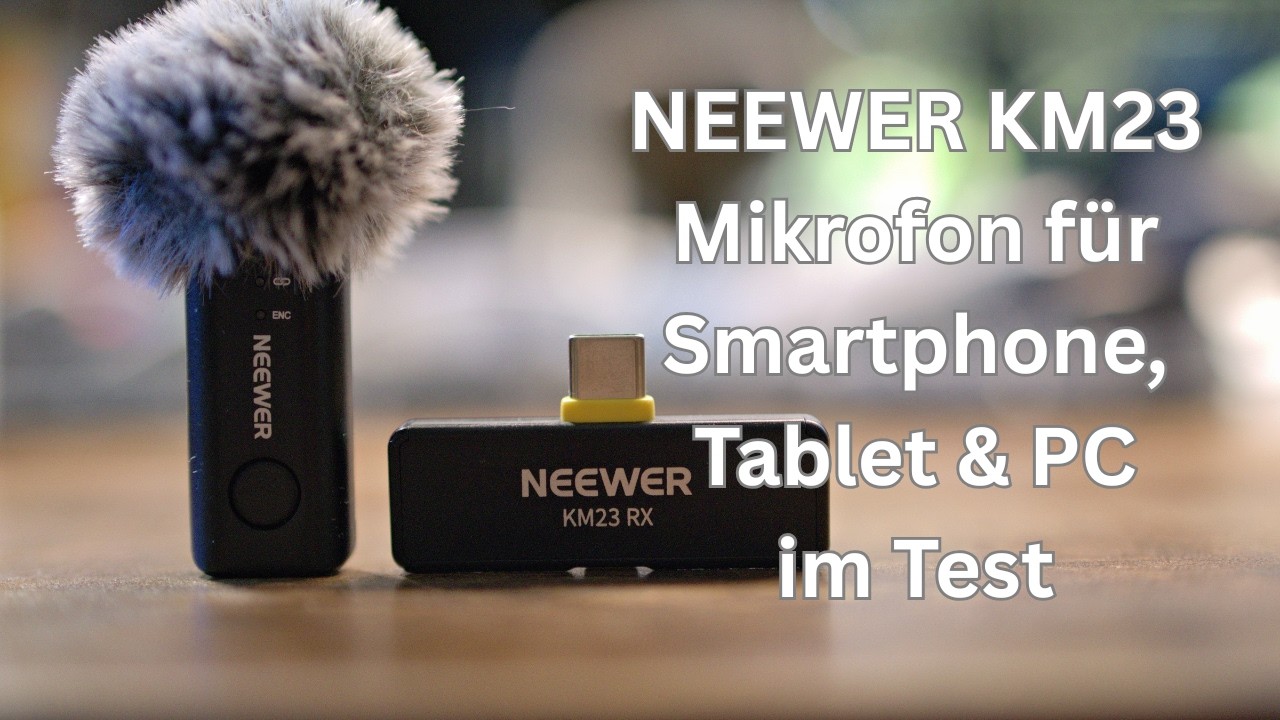 Neewer KM23 ausprobiert – Plug & Play Funkmikro fürs Smartphone! - YouTube