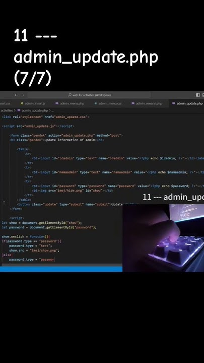 11 Adminupdatephp 77 Coding Css Html Javascript Php Webdevelopment Asmr