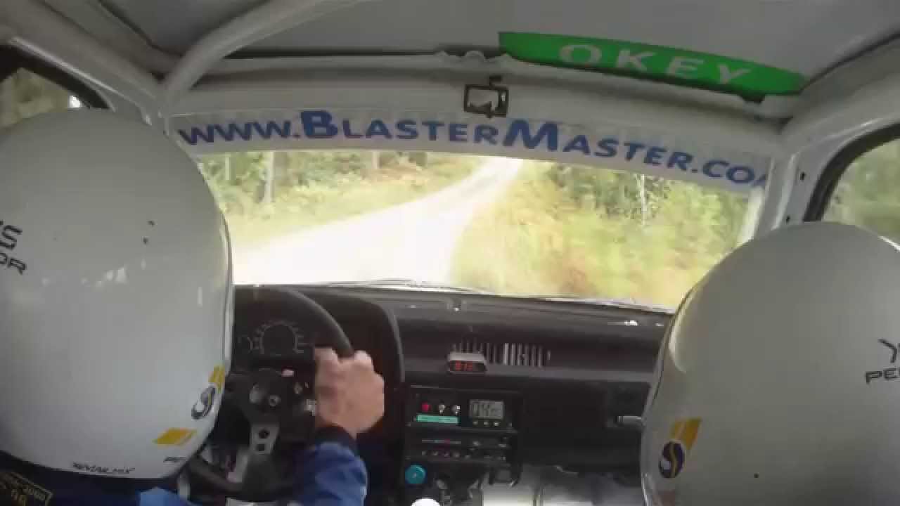 Ola Strömberg Stenskott SS4 Rally Småland - YouTube