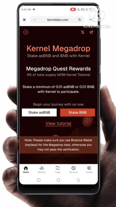 Kernel megadrop stake bnb | How to stake bnb on kernel megadrop #kernel #megadrop #binance # ...