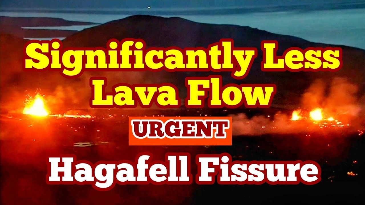 Significantly Lass Lava Flow: Hagafell Fissure Eruption, Iceland ...