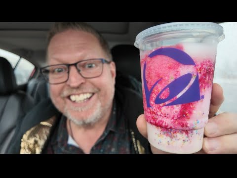 Taco Bell Confetti Cookie Freeze Review l - YouTube