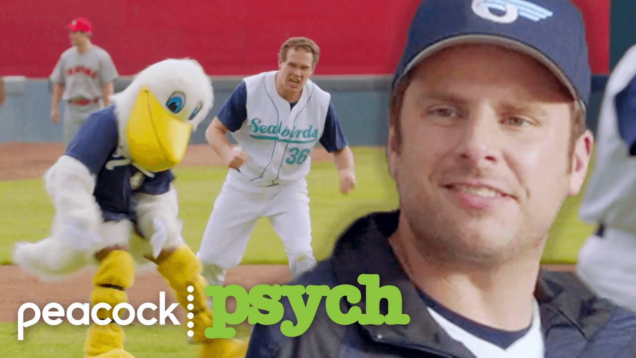 Shawn Incites Chaos at a Baseball Game | Psych - YouTube