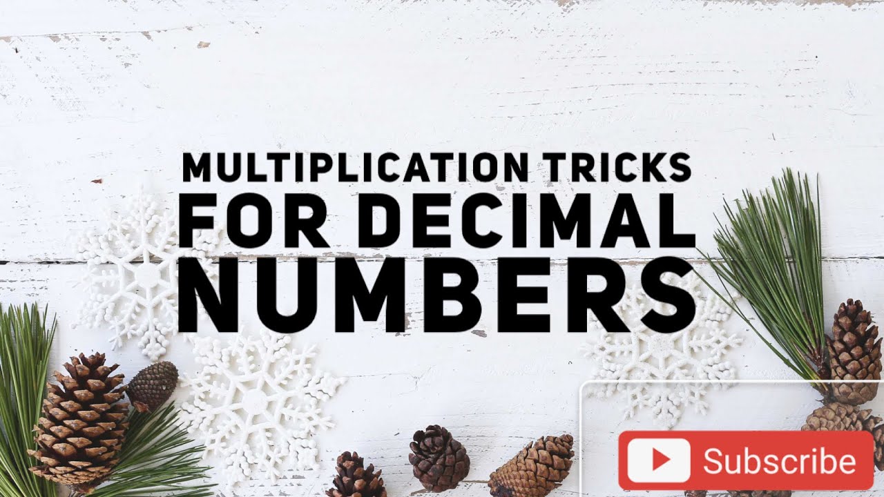 SIMPLE TRICKS HOW TO MULTIPLY DECIMAL NUMBERS YouTube simple-tricks-how-to-multiply-decimal-numbers-youtube