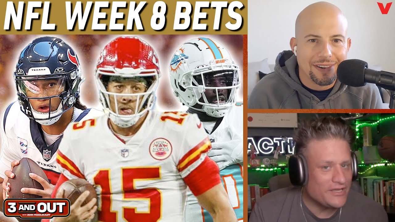 NFL Week 8 Bets: Chiefs-Broncos, Patriots-Dolphins Vikings-Packers ...