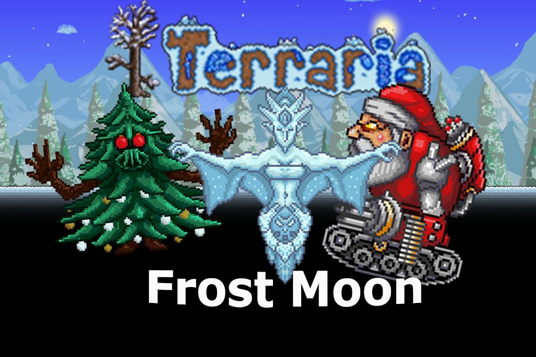 Terraria iOS (1.2.4) - Frost Moon Event! - YouTube