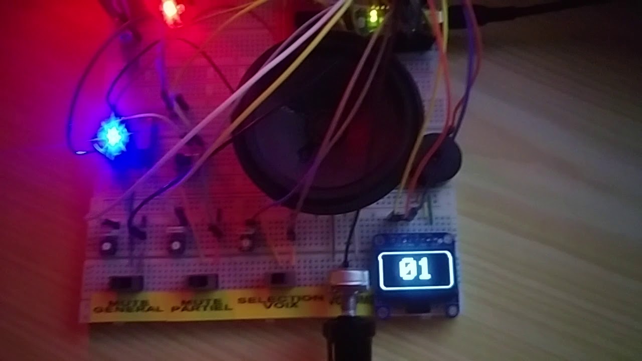 Thermomètre à LED - Arduino - YouTube