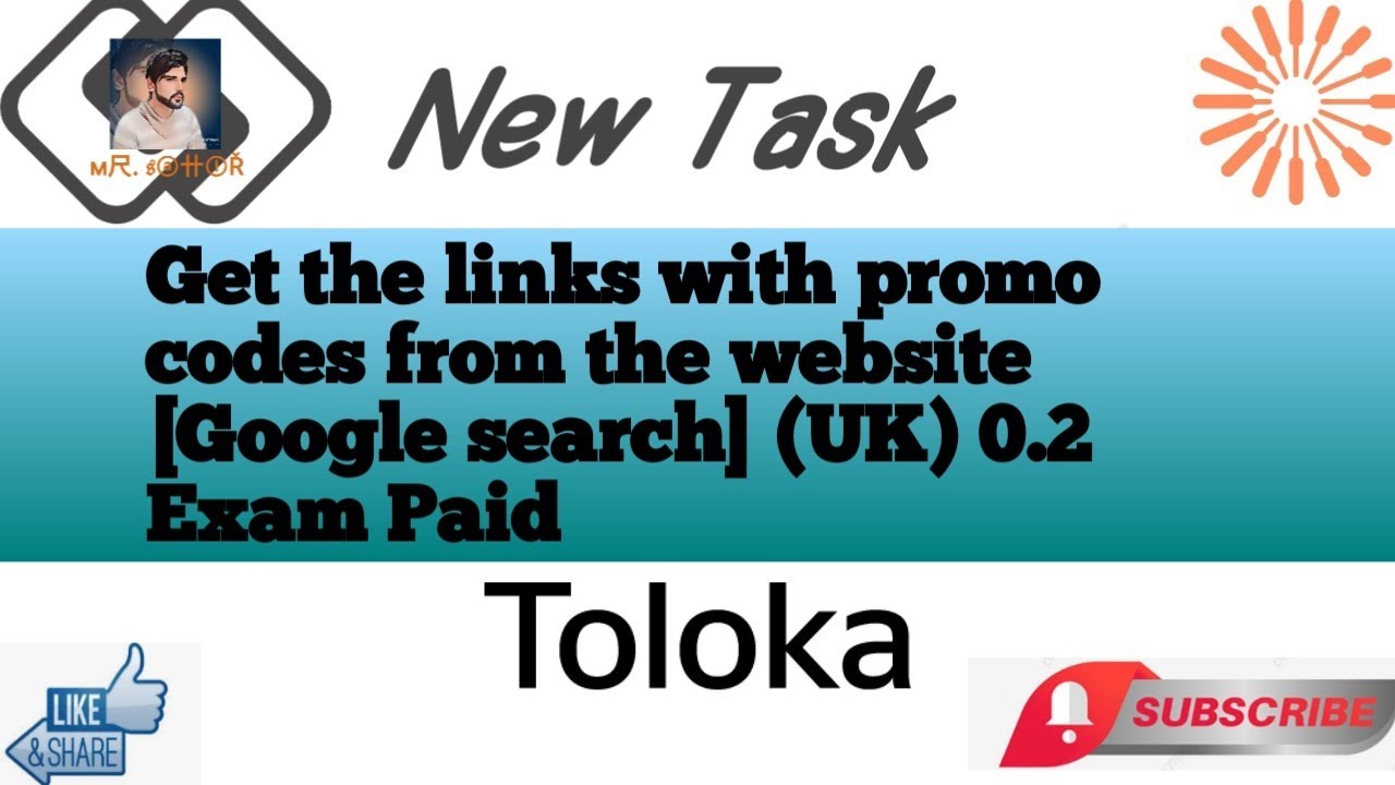 Get the links with promo codes from the website [Google search] (UK) 0. ...