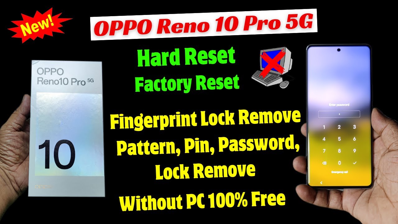 Oppo Reno 10 Pro Factory Reset & Remove Fingerprint Lock / Password ...