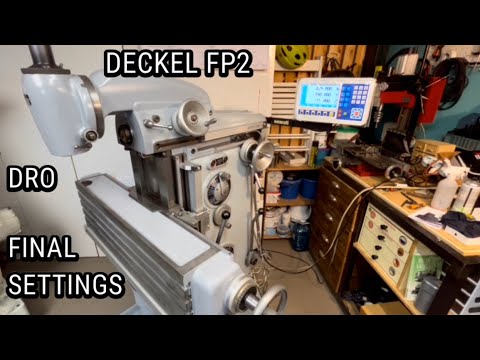 Installazione Visualizzatore di Quote su DECKEL FP2 - DRO SETUP & FINAL ...