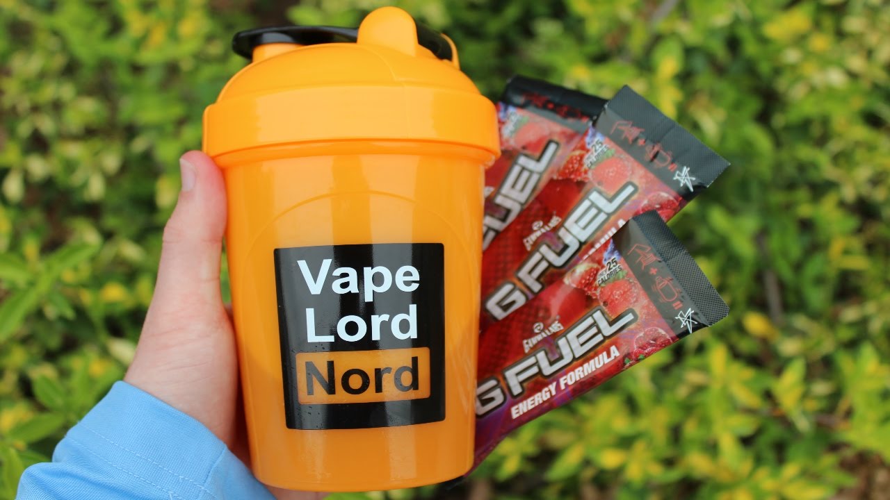 VAPE LORD NORD *NEW* G FUEL SHAKER CUP!!! - YouTube