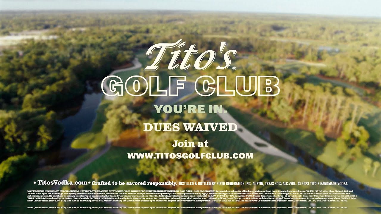 Join Tito's Golf Club - YouTube