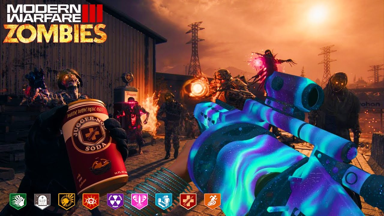 Mw3 Zombies Borealis Camo Grind Mwz Zombies Youtube