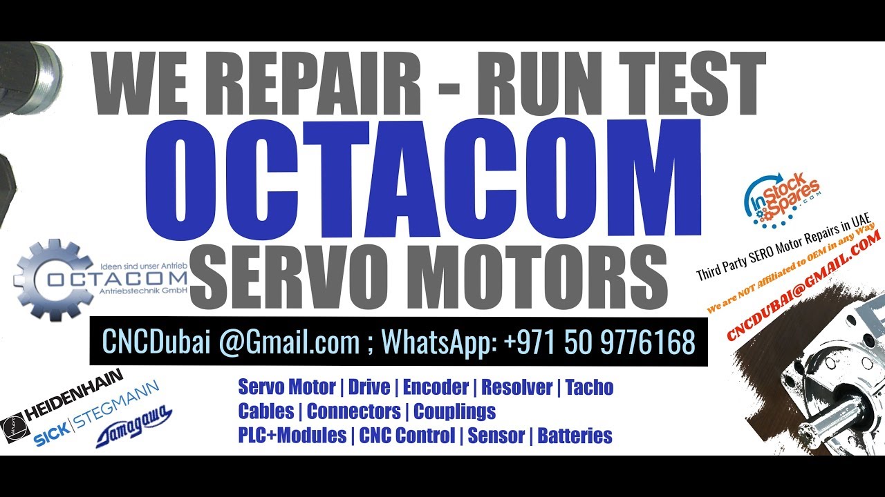 OCTACOM Servo Motor repairs @UAE for Saudi Arabia, Oman, Bahrain ...
