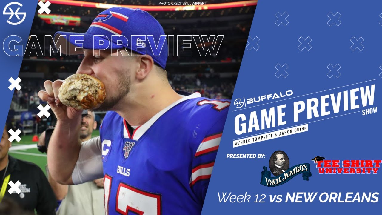 Buffalo Bills New Orleans Saints Preview Thanksgiving Round Table - YouTube