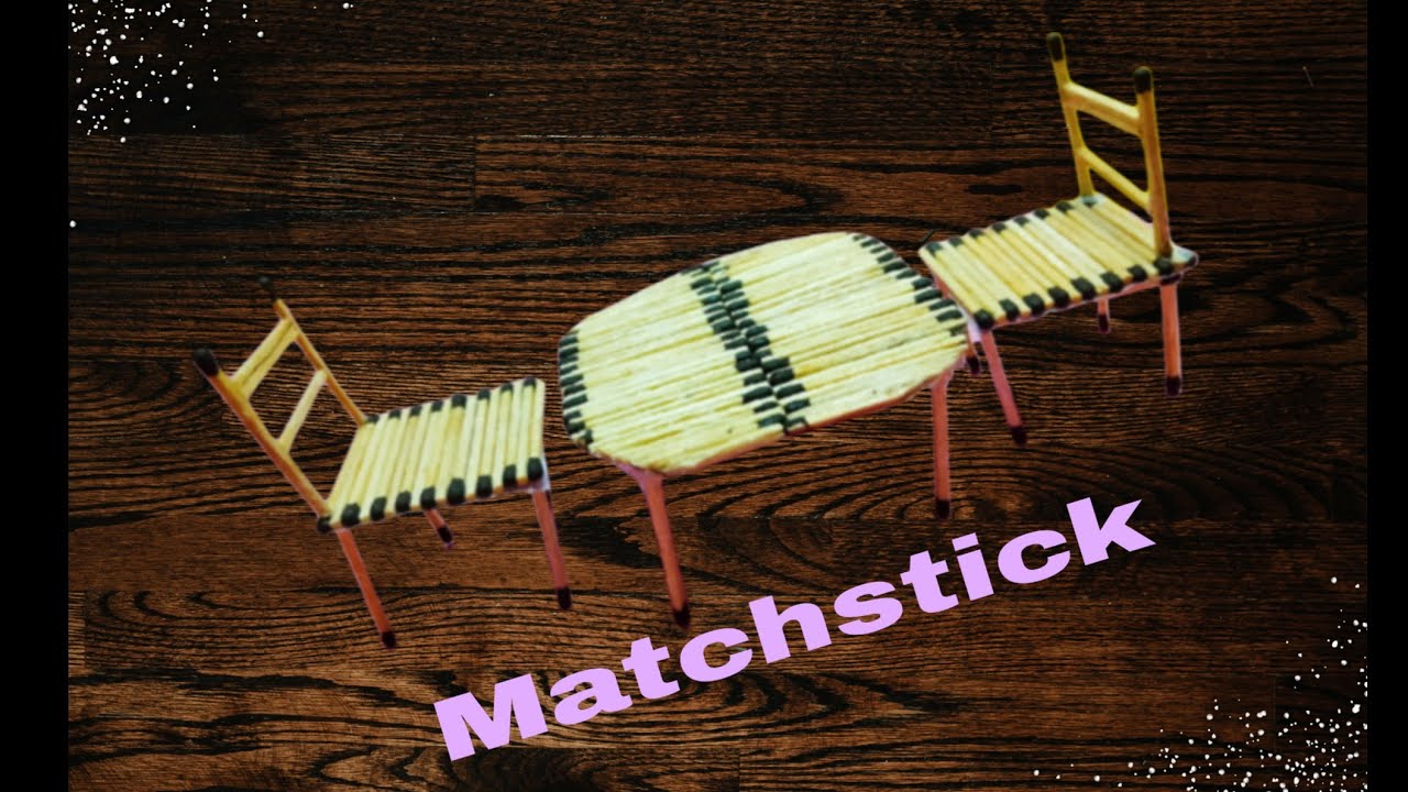 Top 10 Match Stick Craft /DIY Matchstick / Match Stick Haterkaj / - YouTube
