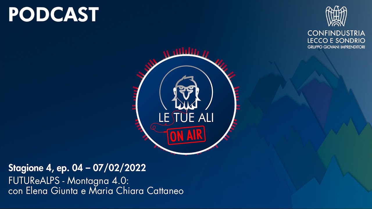 S4E04 - FUTUReALPS - Montagna 4.0: con Elena Giunta e Maria Chiara ...