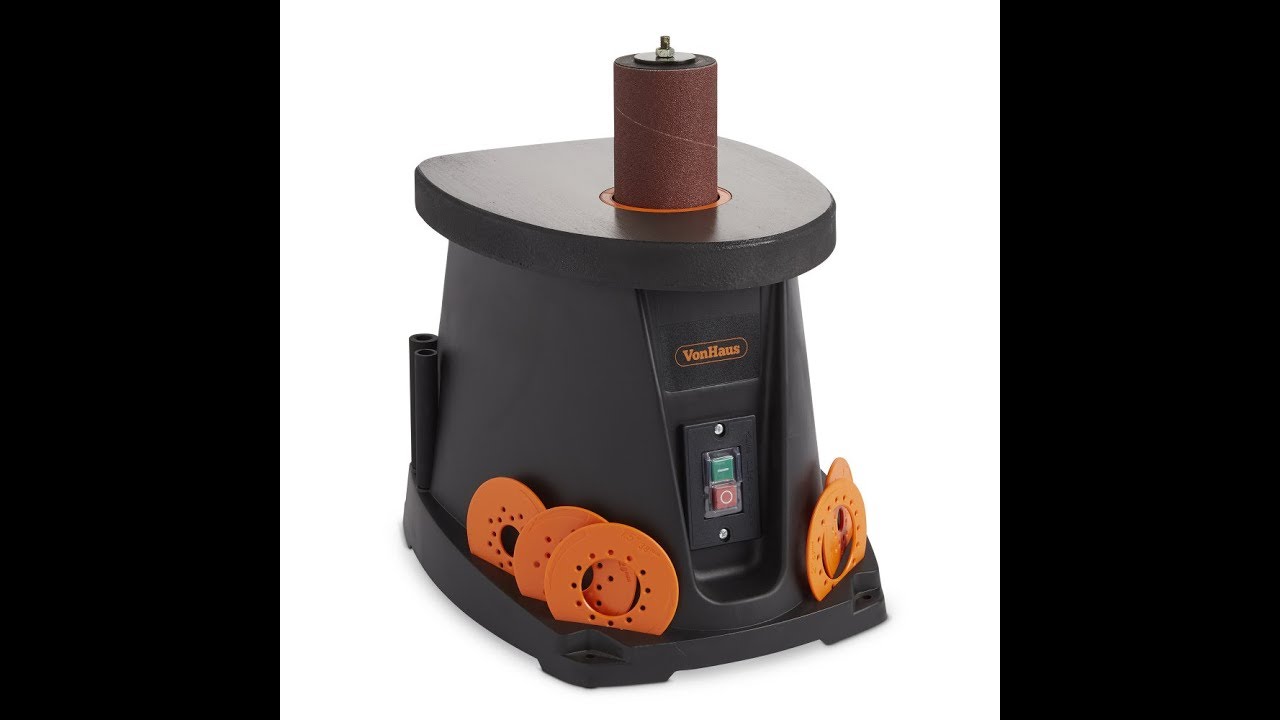 Bench Top Oscillating Spindle Sander - YouTube