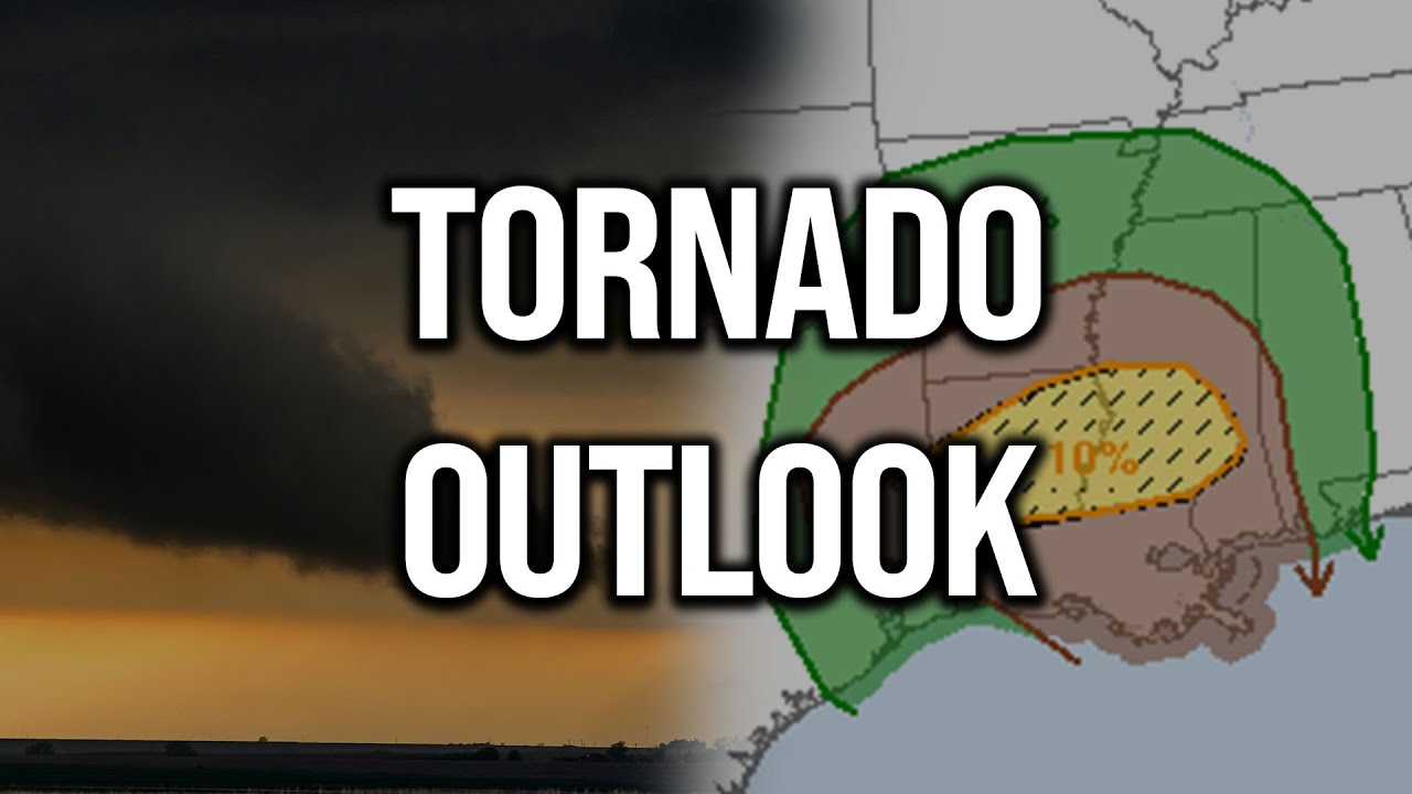 Strong Tornadoes Possible Tomorrow Night for Southeast USA - YouTube