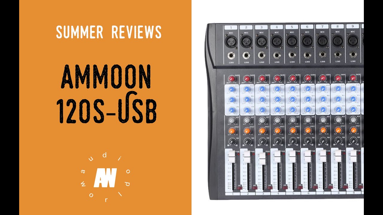 ammoon 120S USB [Summer Reviews] audioWorld - YouTube