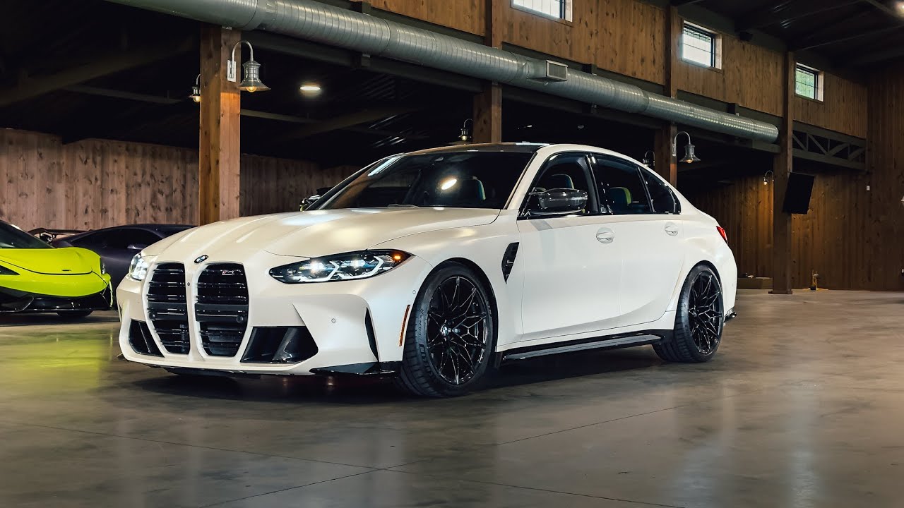 2021 BMW M3 Competition: Frozen Brilliant White Metallic & M Carbon ...