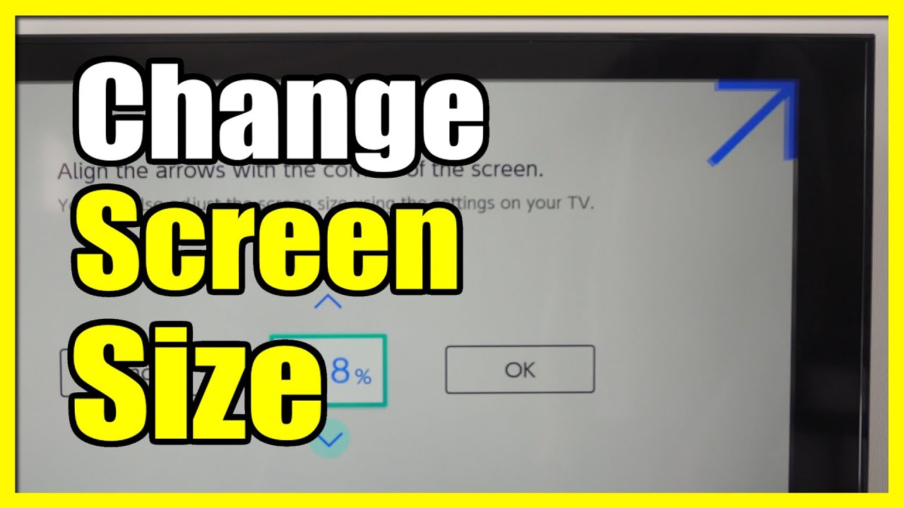 How to Adjust the Screen Size on Nintendo Switch (TV Settings or ...