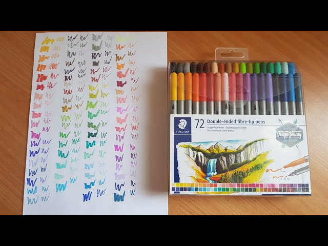 STAEDTLER 3200 TB72 Design Journey Double-Ended Fibre-Tip, 50% OFF