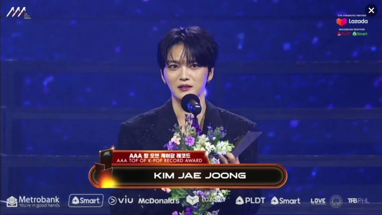 14122023 KIM JAEJOONG (김재중) - AAA Top of K-POP Record Award @ 2023 ASIA ...