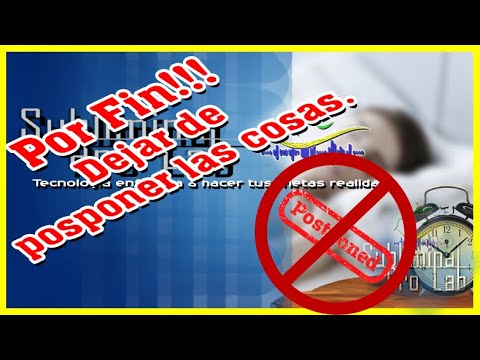 ️ ️ Dejar de posponer las cosas (PROCRASTINAR) y lograr tus metas ...