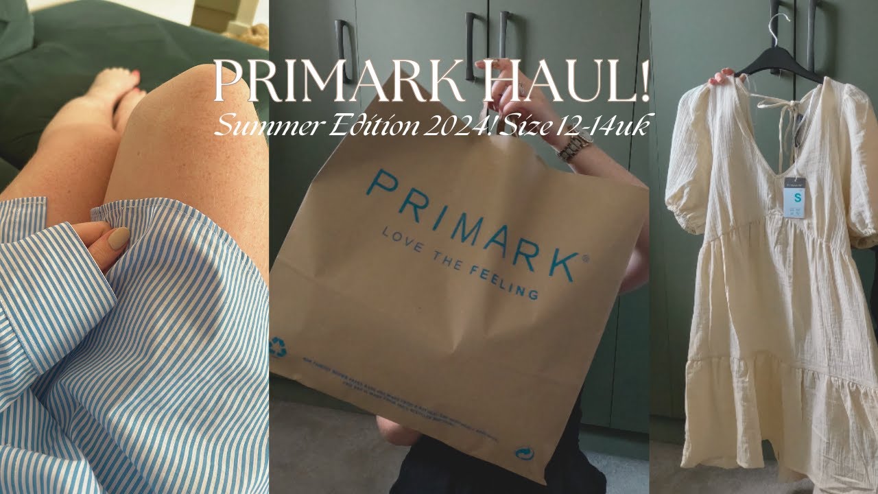 NEW Primark Haul summer 2024, Size 12-14 UK, July 2024, Summer Dresses ...