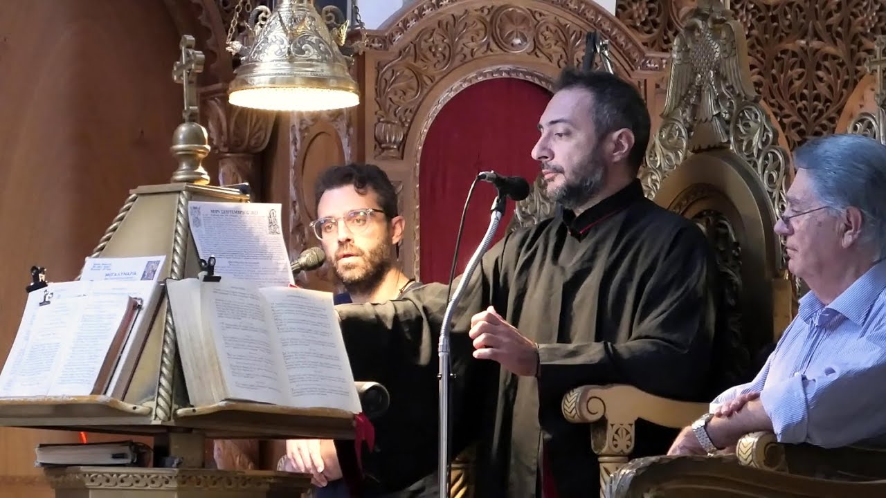 ΙΝ ΚΟΙΜΗΣΕΩΣ ΘΕΟΤΟΚΟΥ ΠΡΑΣΙΝΟΥ ΛΟΦΟΥ-ΚΥΡΙΑΚΗ ΠΡΟ ΤΗΣ ΥΨΩΣΕΩΣ ΤΟΥ ΤΙΜΙΟΥ ...