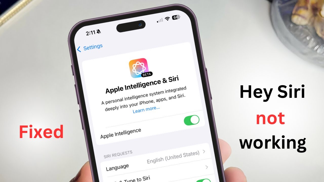 Hey Siri not working | How to Fix Hey Siri Detection not working | How to Reset Siri in iPhone ...