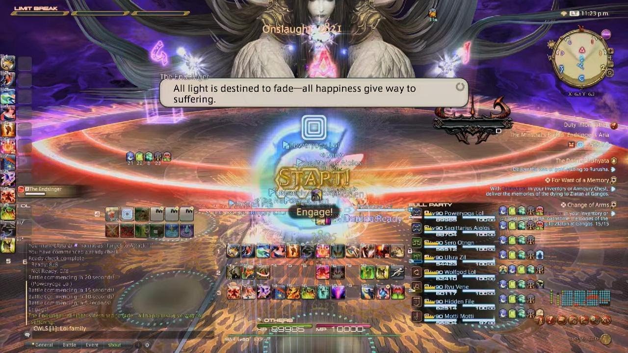 FFXIV Endsinger Aria (Extreme content) MT WAR POV - YouTube