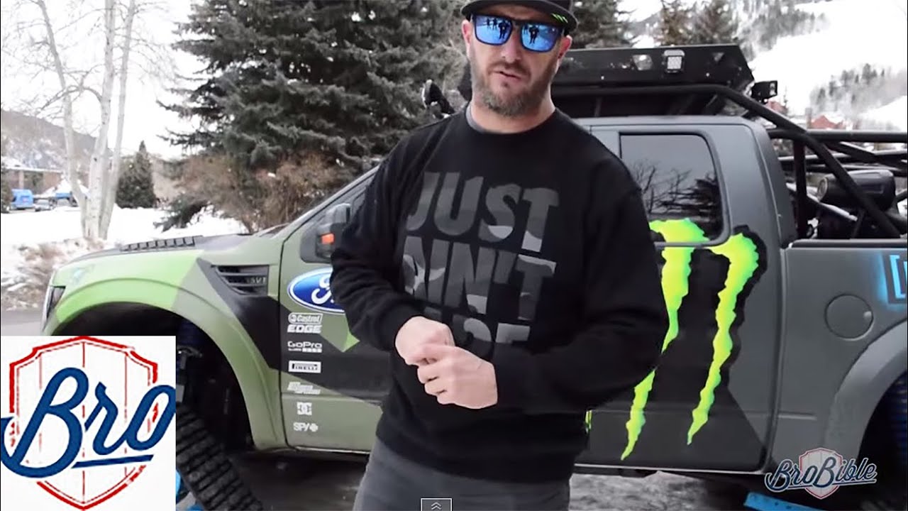 Ken Block Gives Us A Ride In His Ford F-150 RaptorTRAX - YouTube