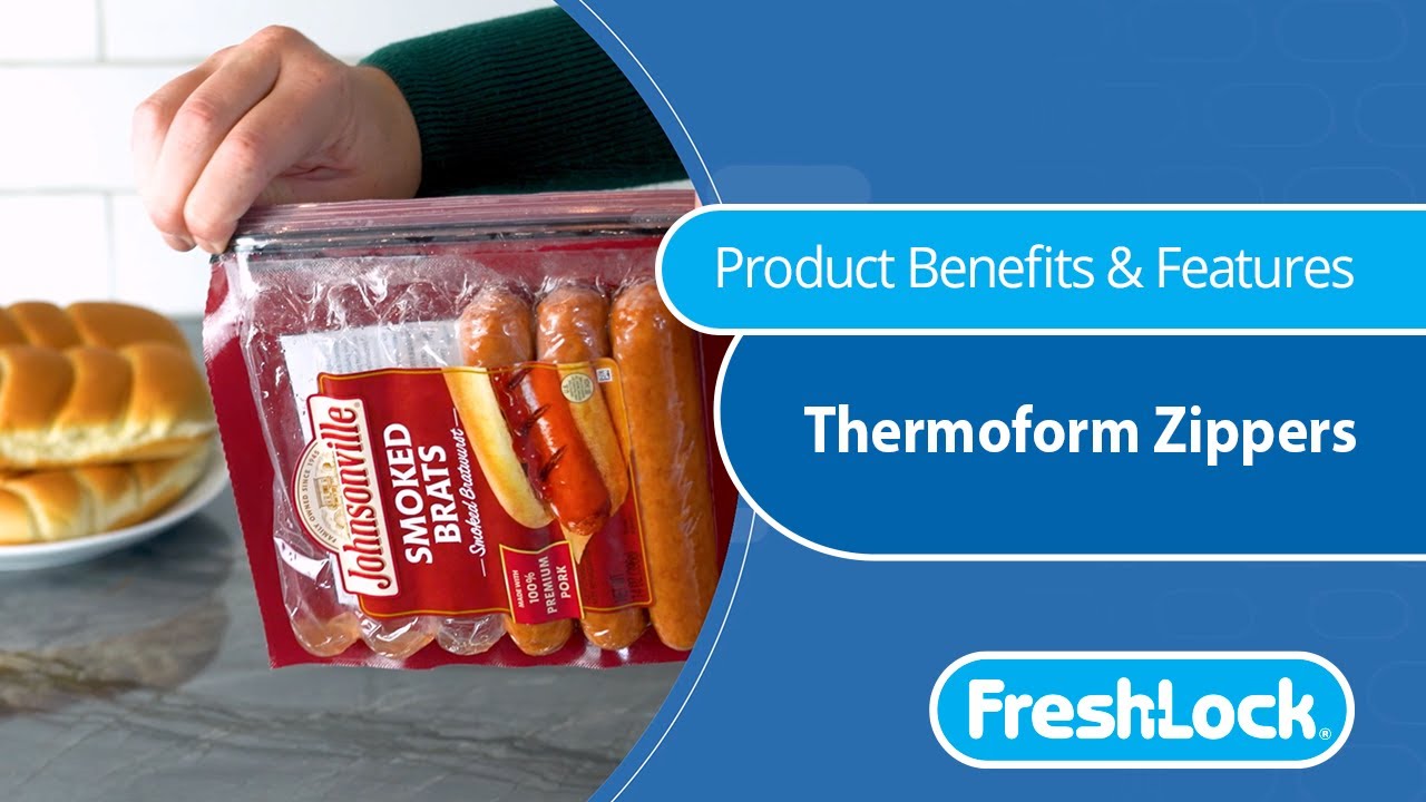 Fresh-Lock® Thermoform Zippers | Product Benefits & Features - YouTube