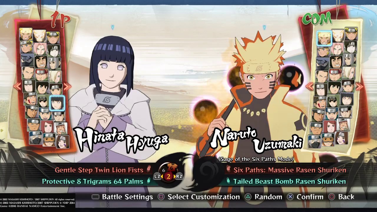 Naruto Storm 4 all characters & stages - YouTube