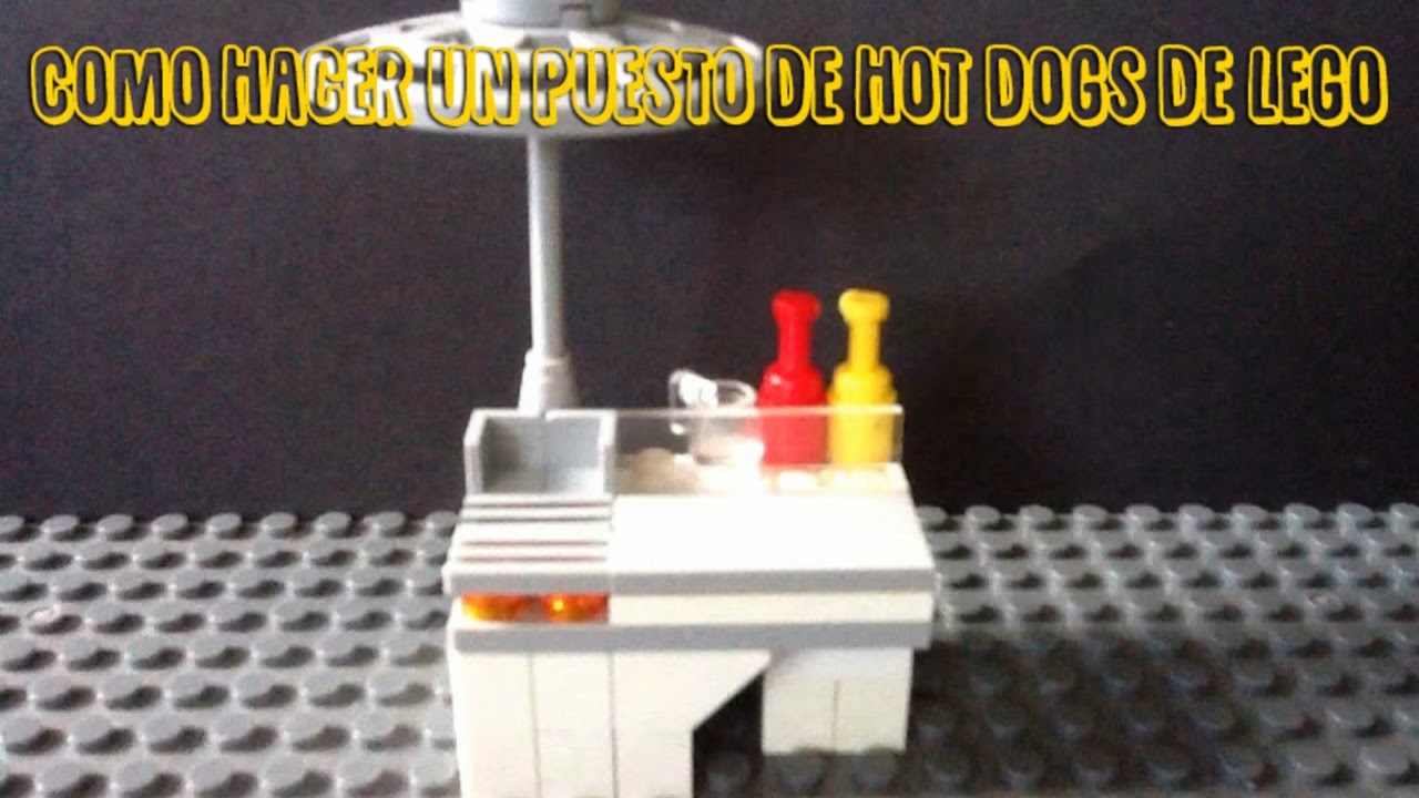 How To Build A Lego Hot Dogs Stand - YouTube