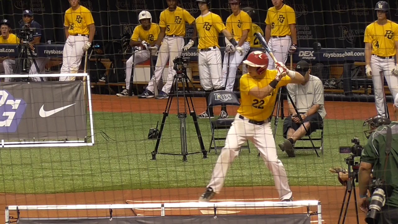 Garrett Frechette (6-15-2018) at the Perfect Game National Showcase ...