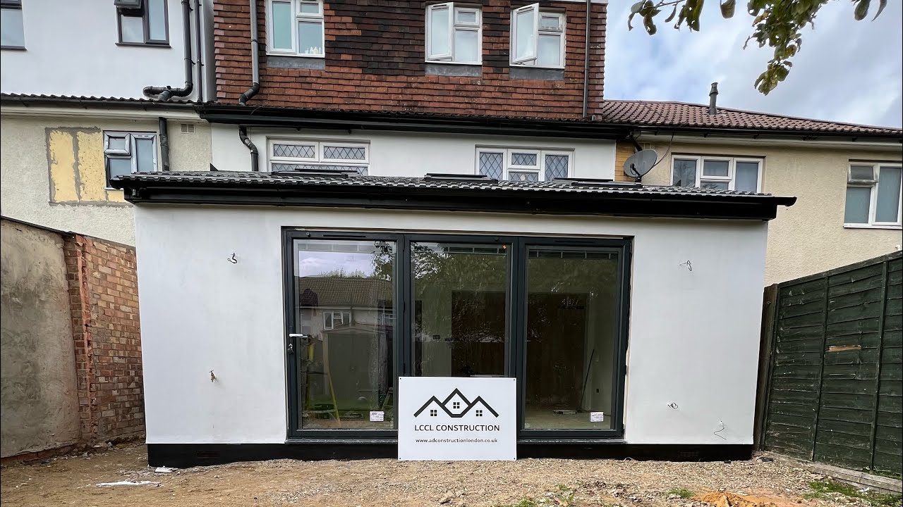 Start to finish full version rear house extension builders Borehamwood ...