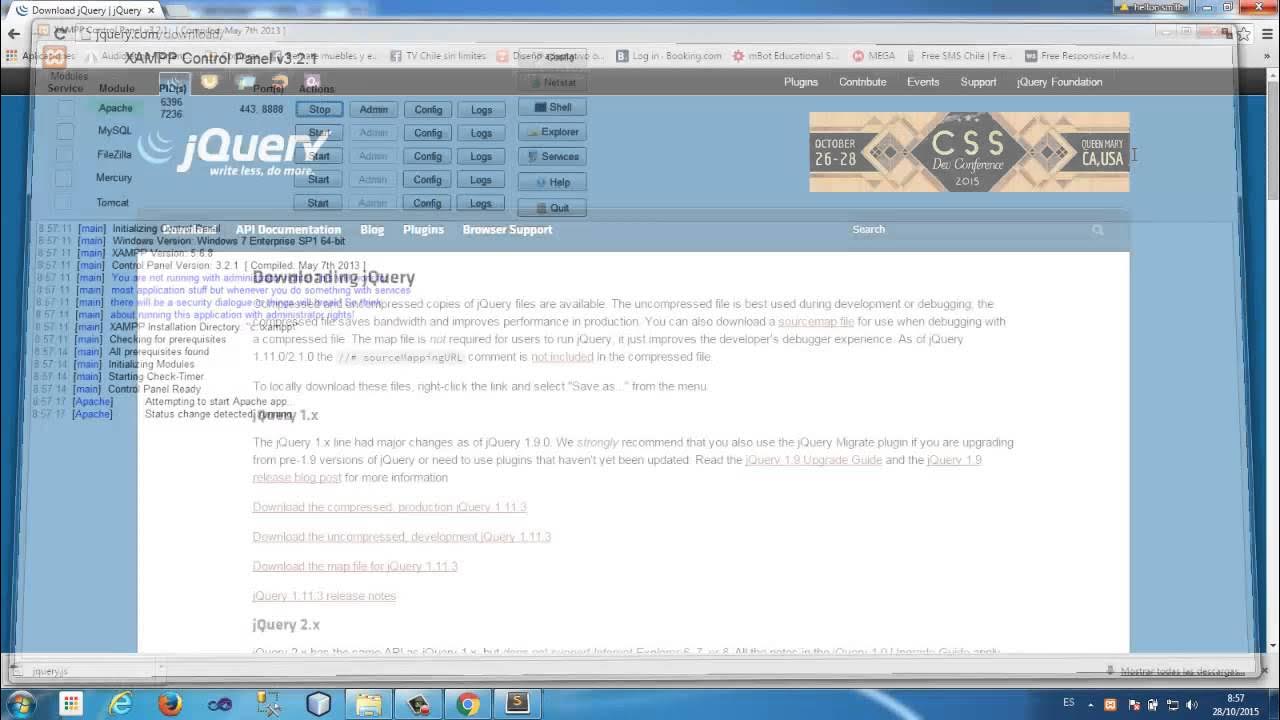 Ejemplo AJAX JQUERY BASICO - YouTube