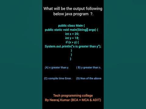 Java programming control statement (if else) #shortvideo #java#programming#ifelsestatement - YouTube